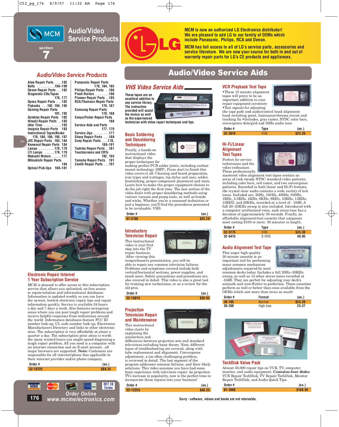 PDF manual for RCA TV HDLP50W151