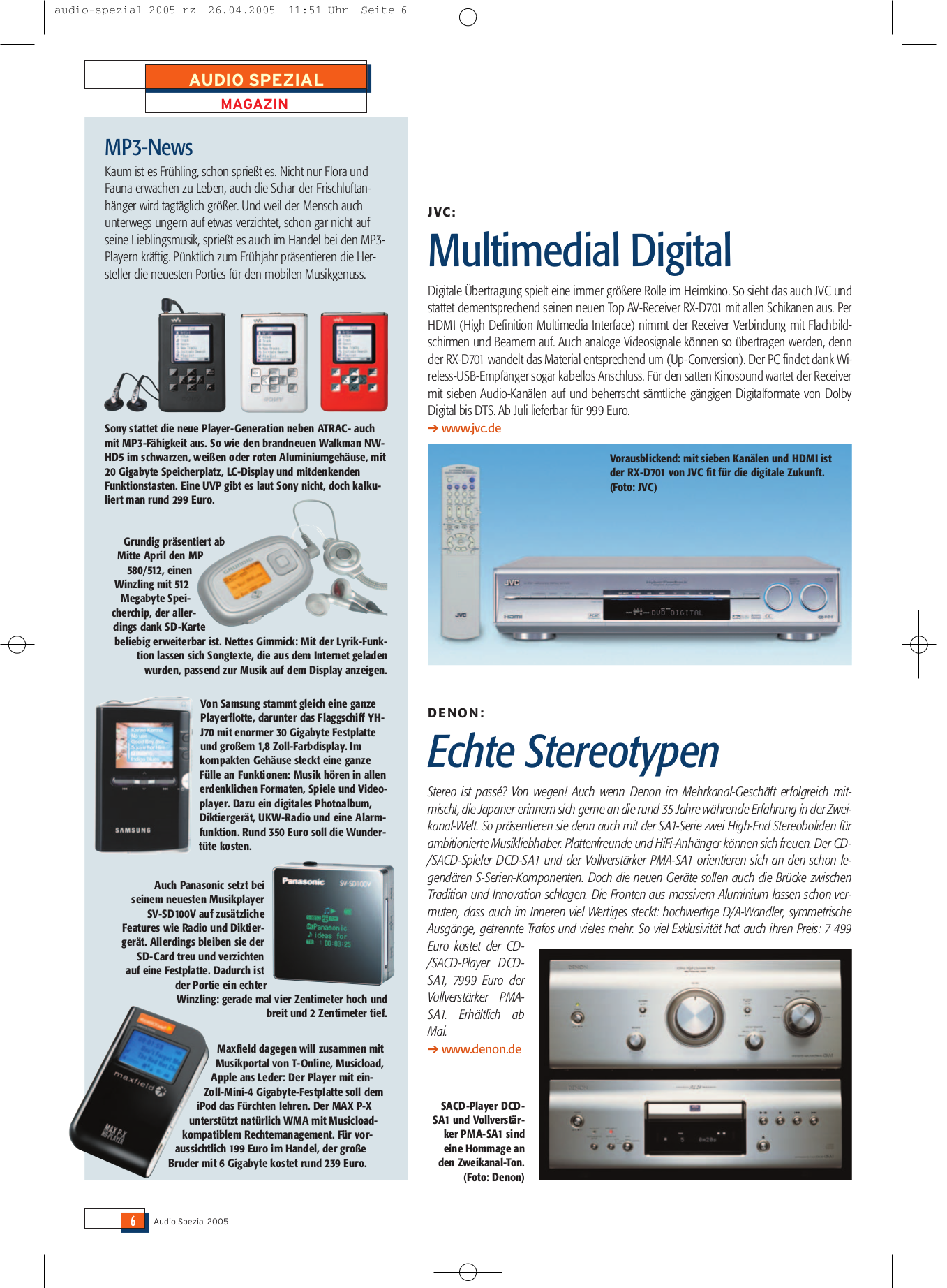 PDF manual for Panasonic MP3 Player SV-SD100V