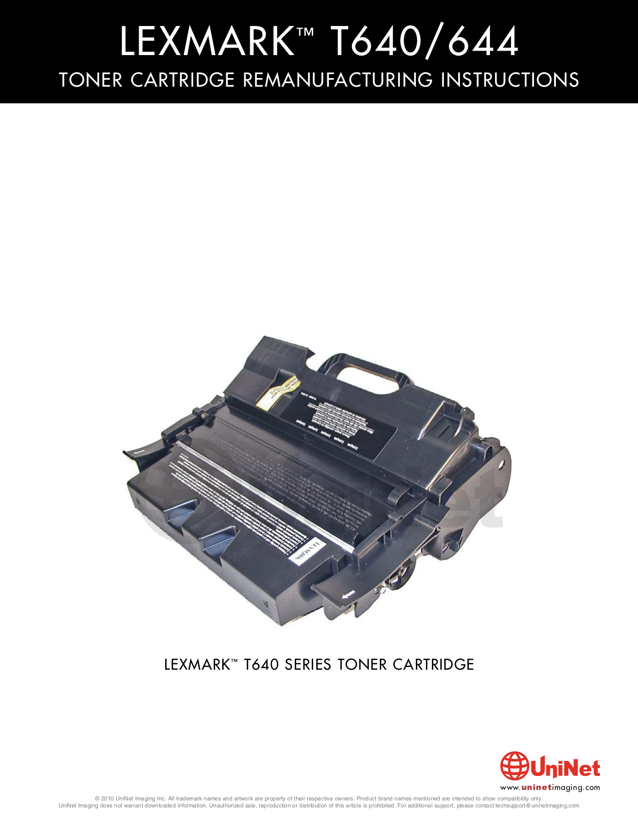 Download free pdf for Lexmark T640 Printer manual