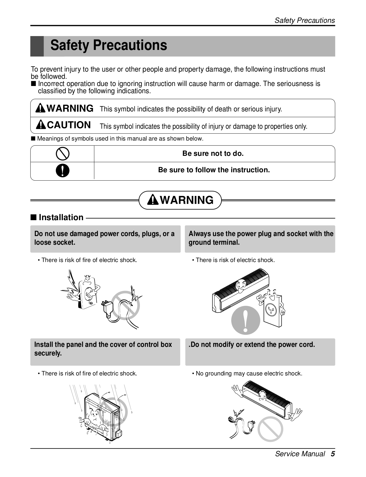 PDF manual for LG Air Conditioner LS-T18