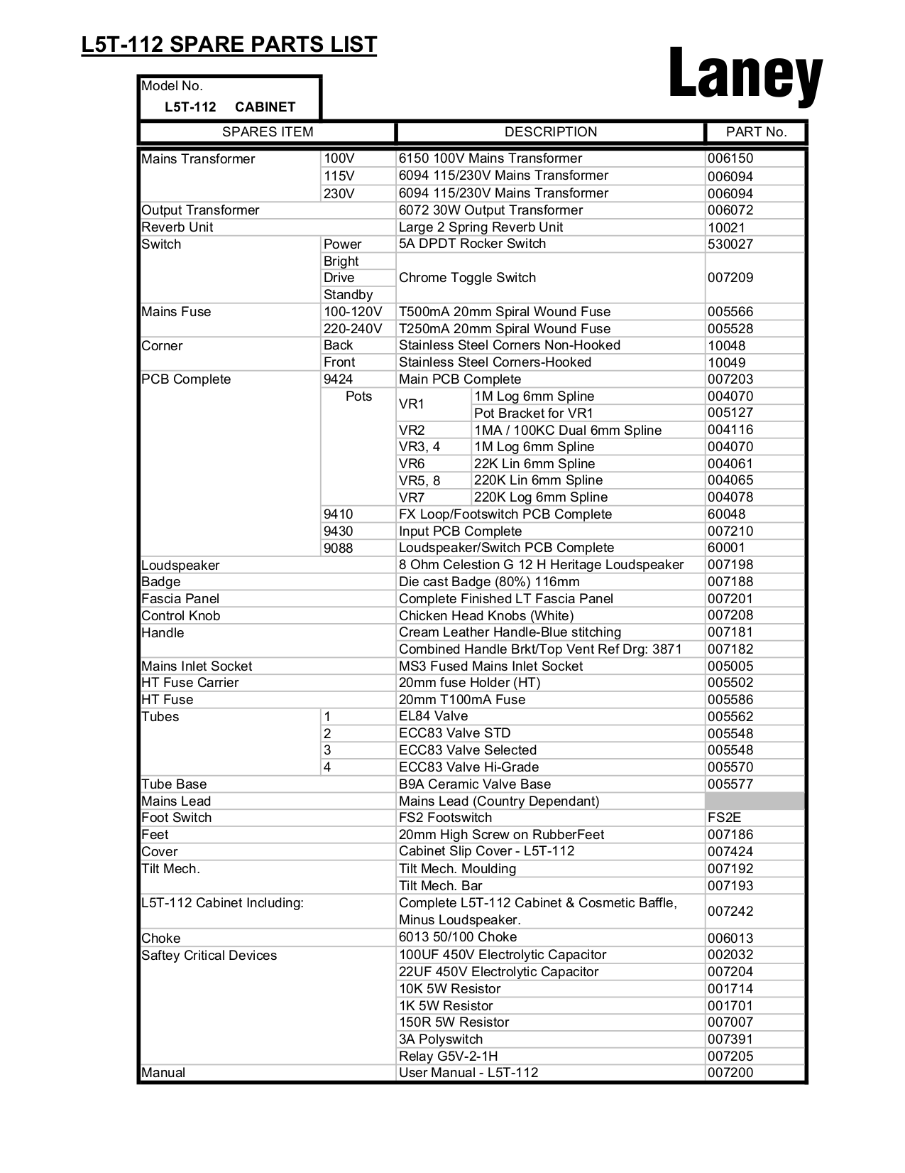 PDF manual for JBL Speaker MR25