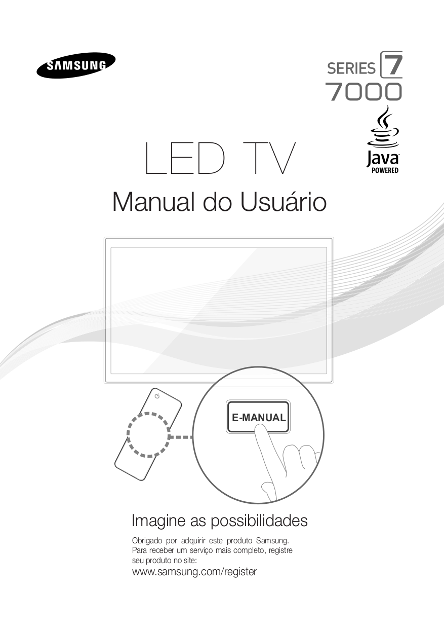 Download free pdf for Samsung UN55D7000 TV manual
