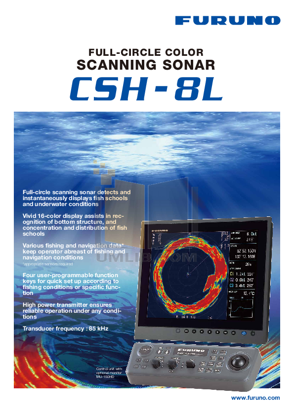 Download free pdf for Furuno CH-37 Sonar Other manual