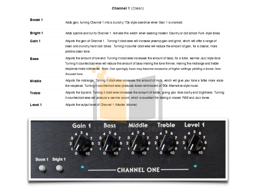 PDF manual for Behringer Other OD100 Effects Pedals