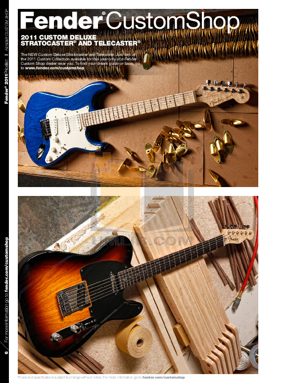 PDF manual for Fender Guitar GE Smith Telecaster