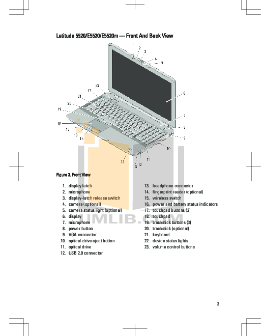PDF manual for Dell Laptop Latitude E5420