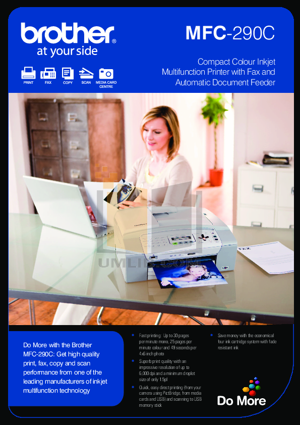 PDF manual for Brother Multifunction Printer MFC-290C