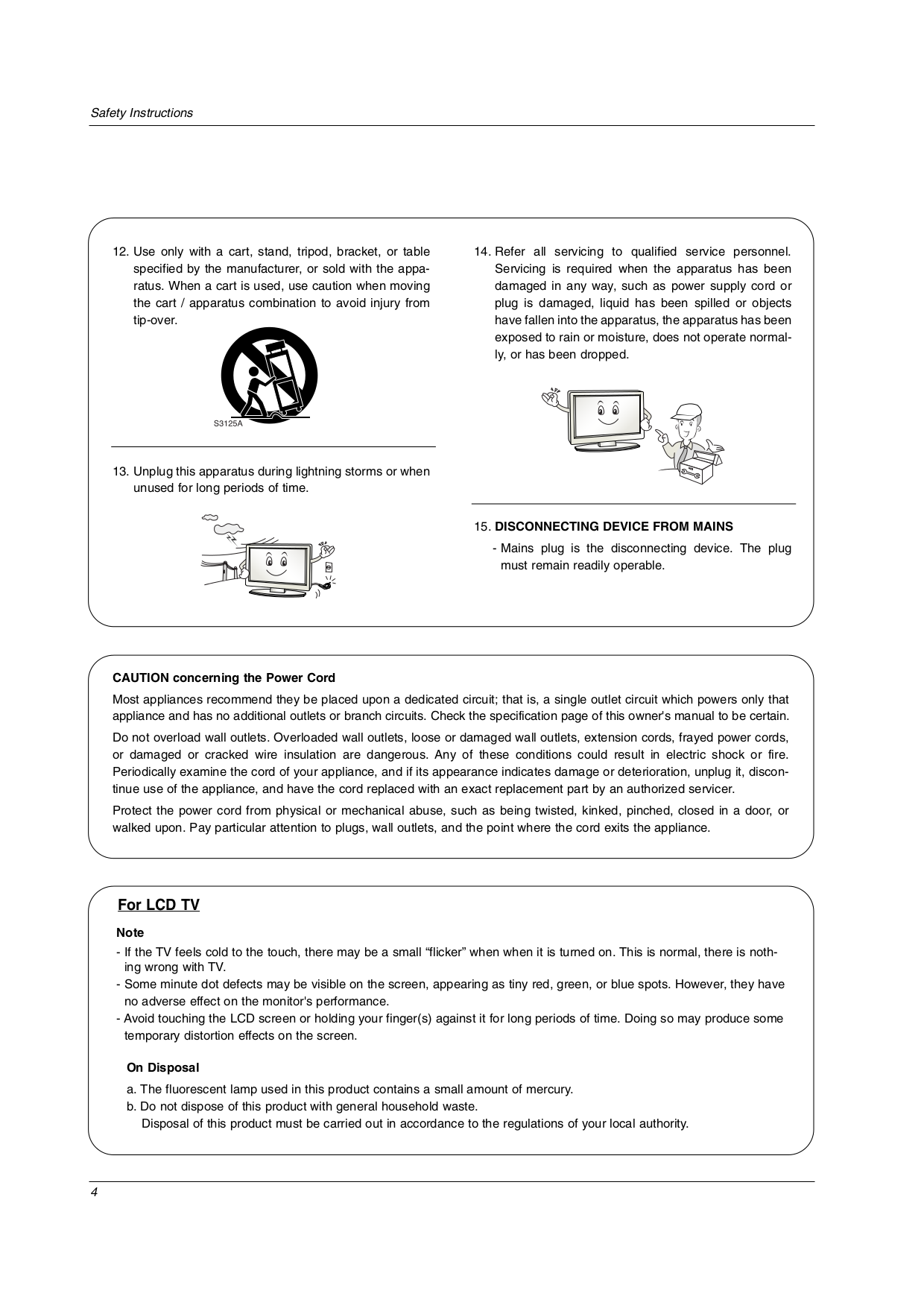PDF manual for LG TV 42LC2D