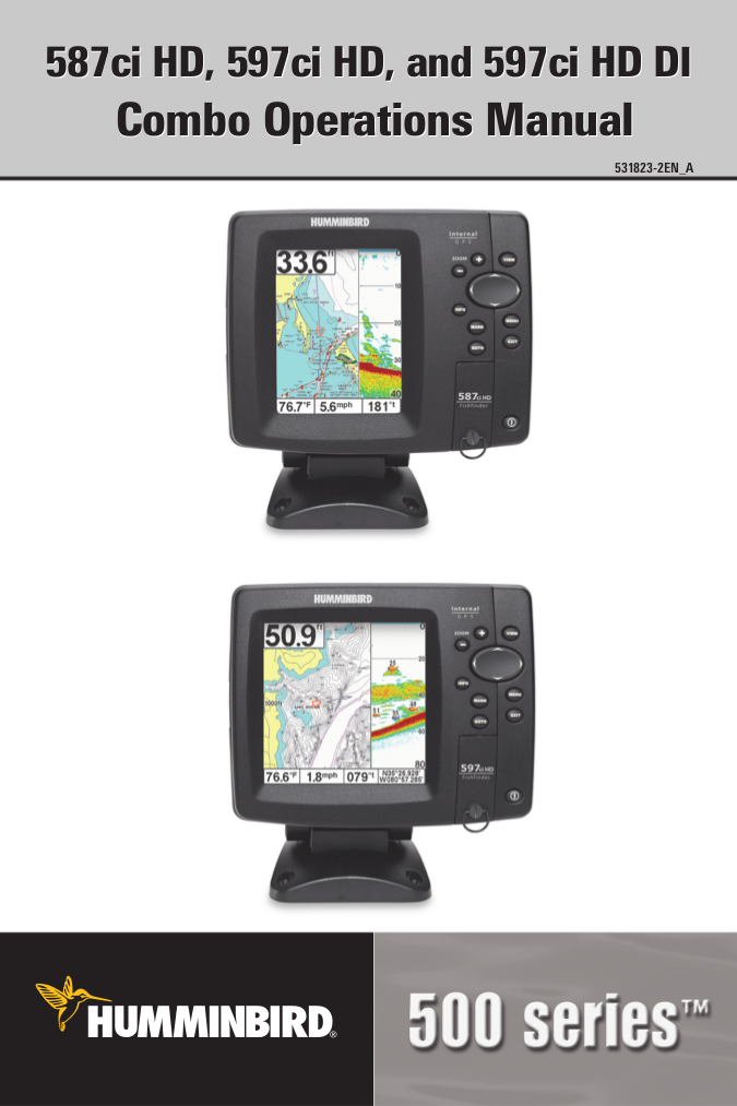 Download free pdf for Humminbird Platinum ID 600 GPS manual
