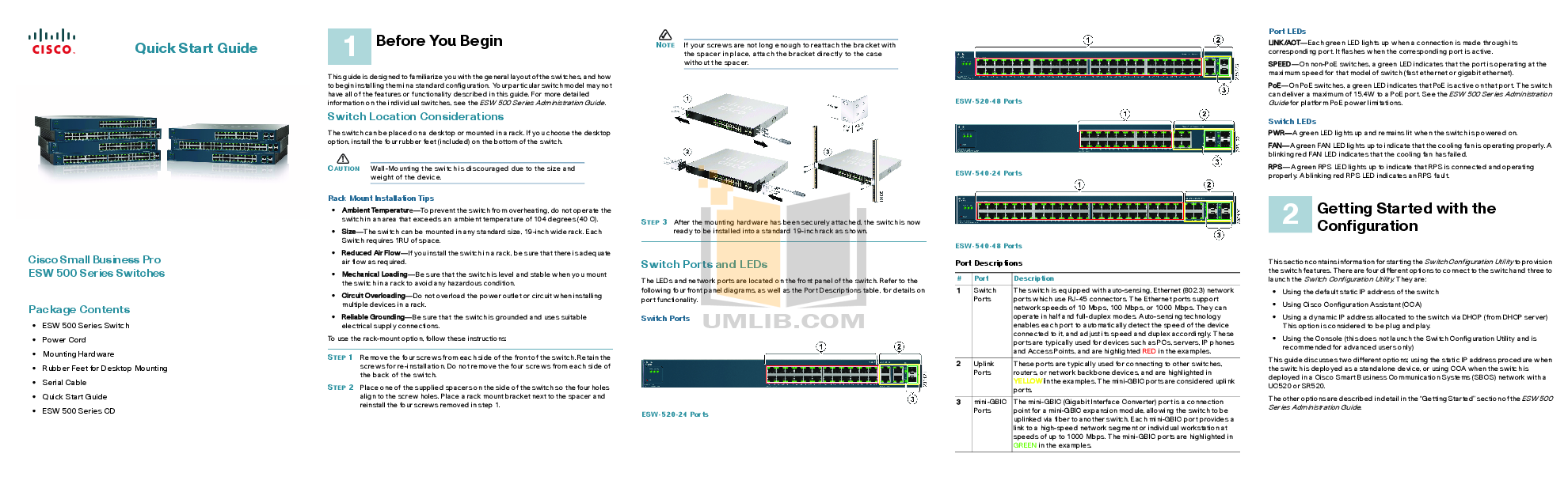 PDF manual for Cisco Switch ESW-520-24P