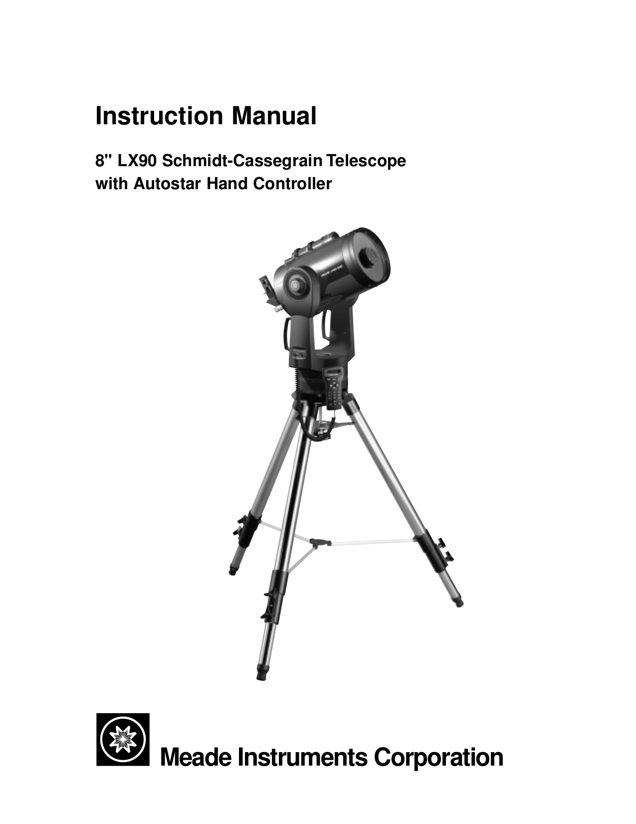Download free pdf for Meade 2045 Telescope manual