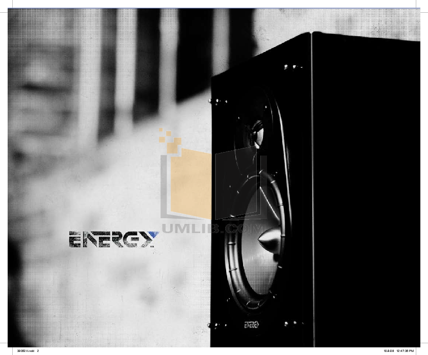 Download free pdf for Energy Connoisseur ESW-M8 Subwoofer manual