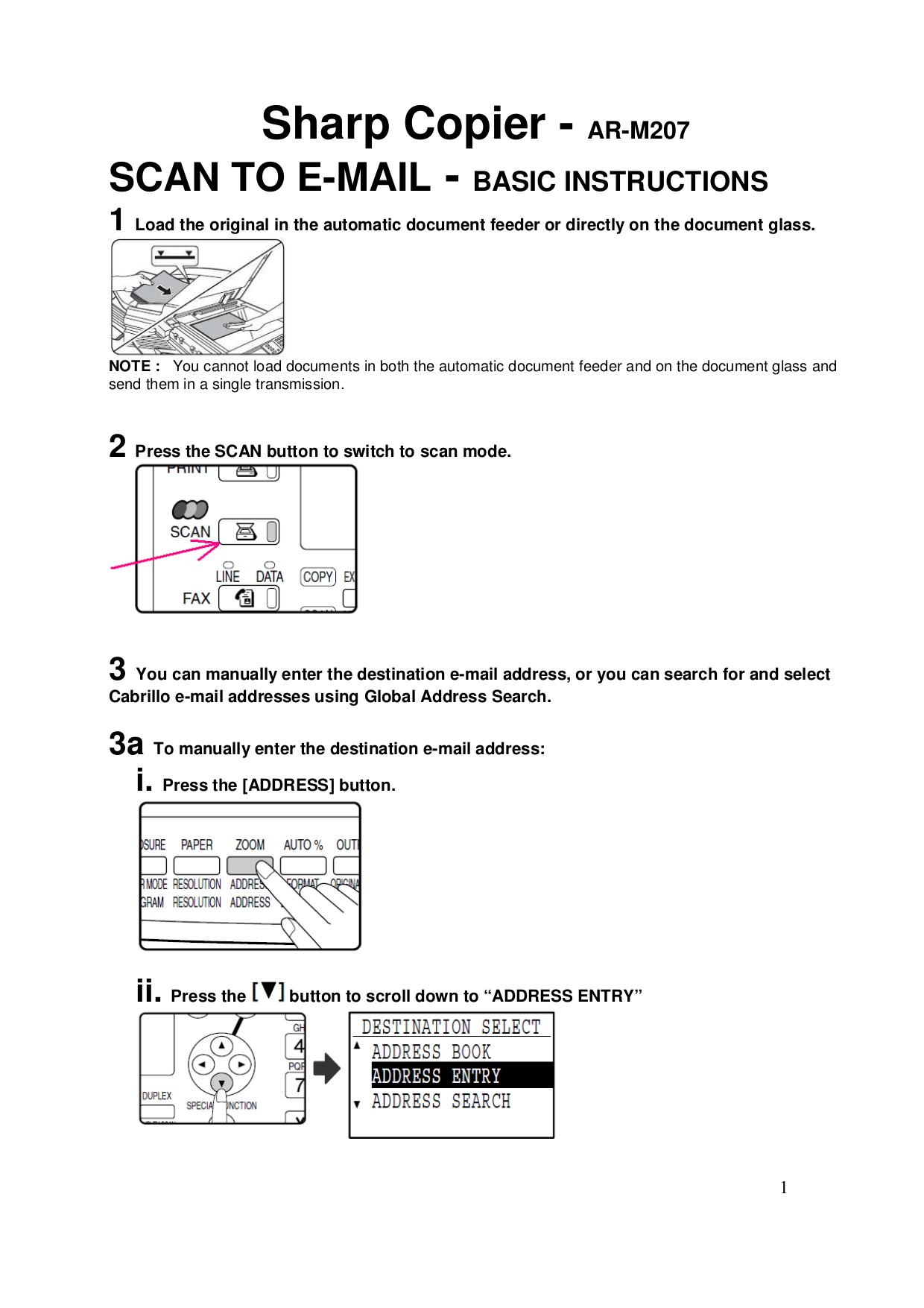 Download free pdf for Sharp AR-207 Copier manual