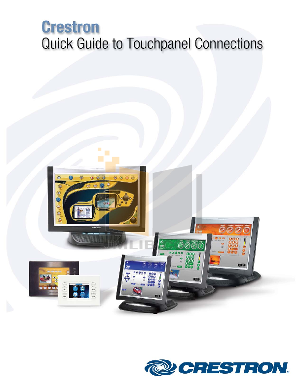 Download free pdf for Crestron TPS-3100L Touchpanel Other manual