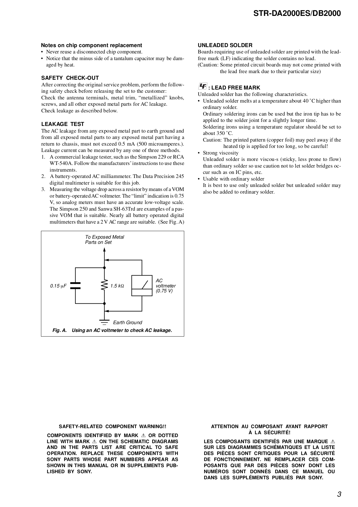 PDF manual for Sony Receiver STR-DA2000ES