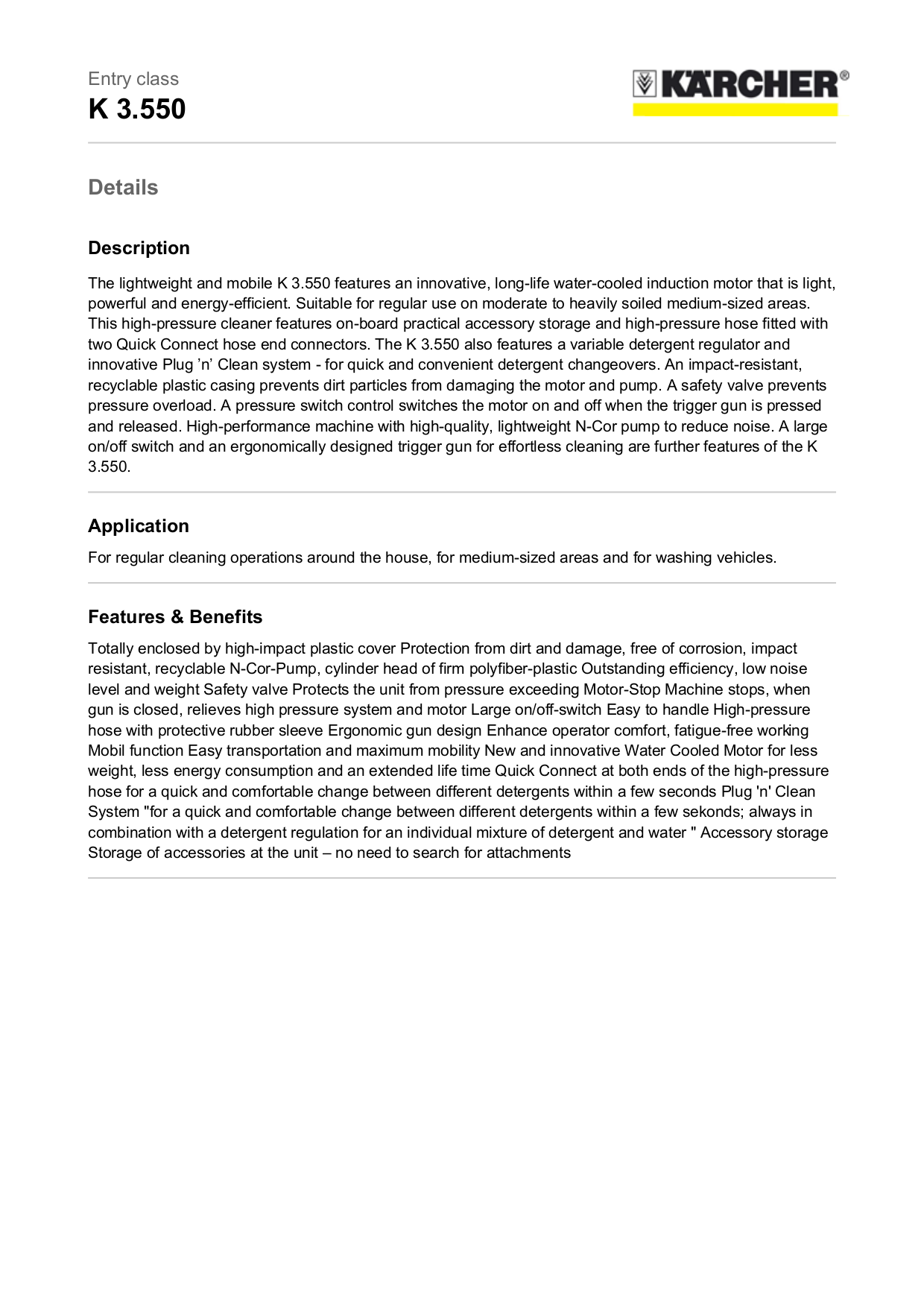 PDF manual for Karcher Other K 330 M Pressure Washers