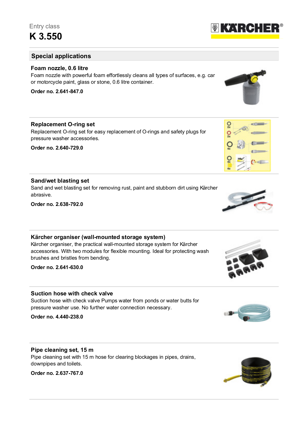 PDF manual for Karcher Other K 330 M Pressure Washers