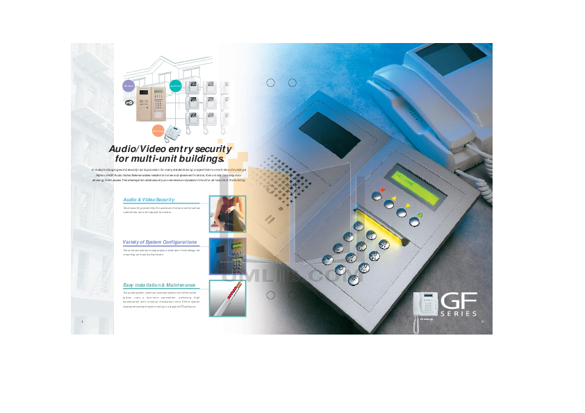 PDF manual for Aiphone Other GF-1D Intercoms