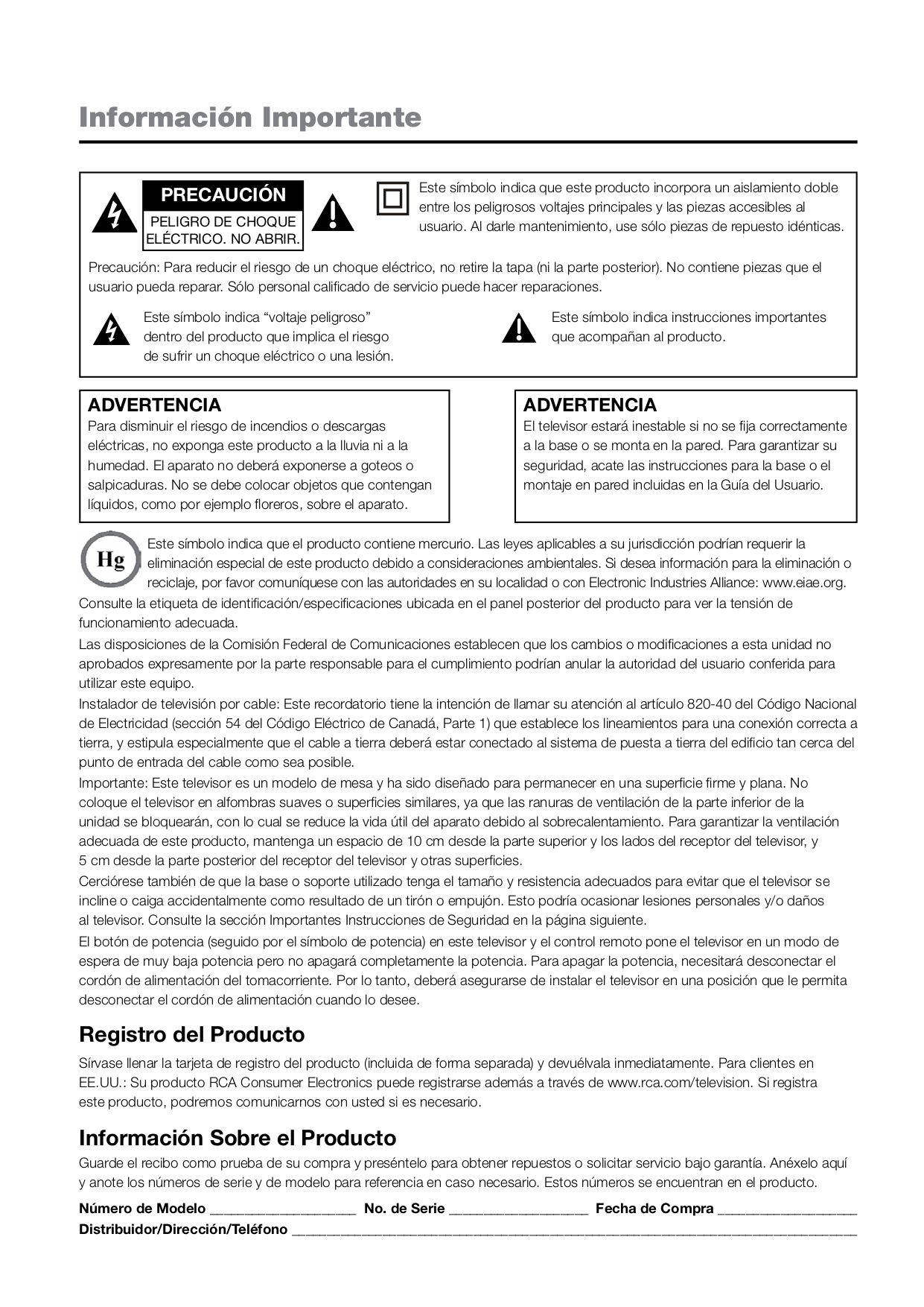 PDF manual for RCA TV L42FHD37