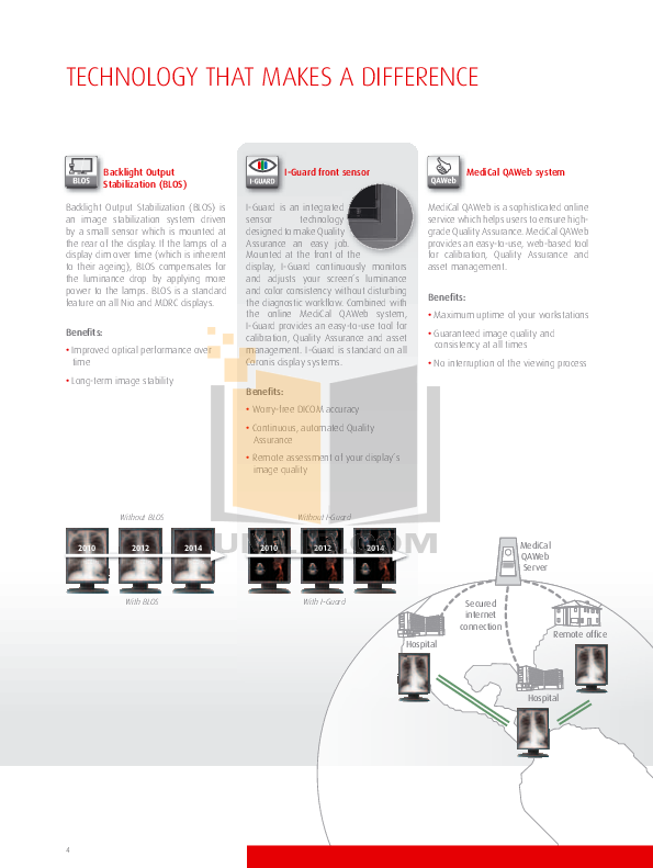 PDF manual for Barco Monitor MDSC-1119