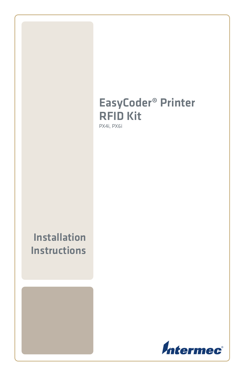 Download free pdf for Intermec EasyCoder PX6i Printer manual