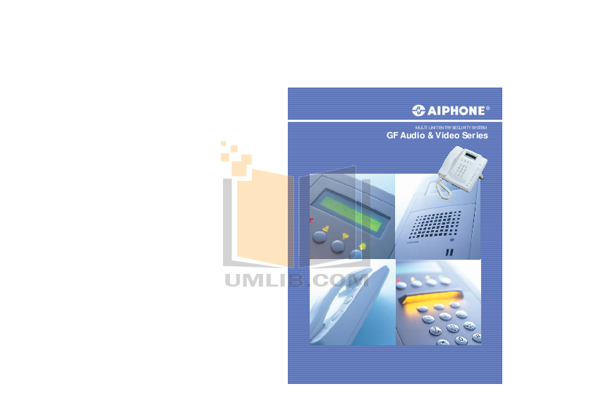 PDF manual for Aiphone Other GF-2F Intercoms