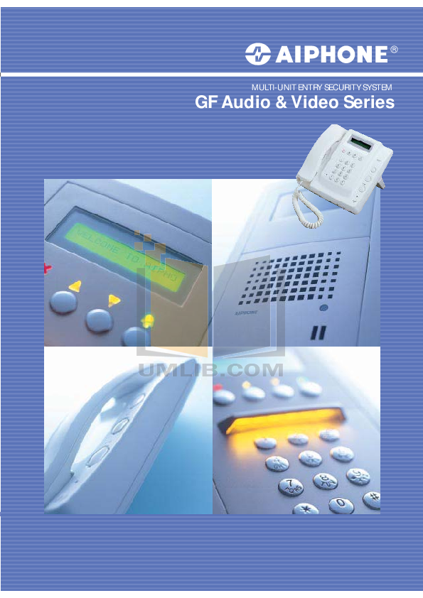 Download free pdf for Aiphone GF-1MD Telephone manual