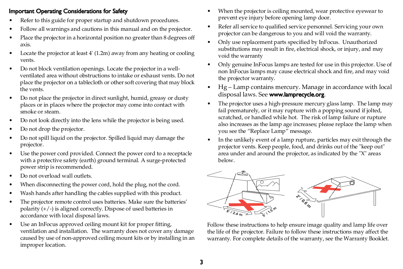PDF manual for InFocus Projector IN2112