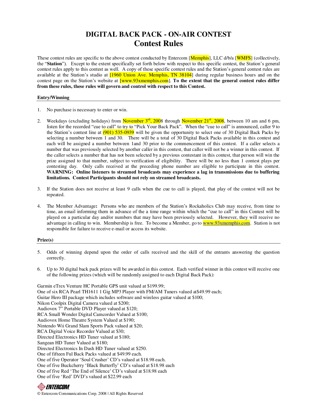 Download free pdf for RCA Pearl TH1611 MP3 Player manual