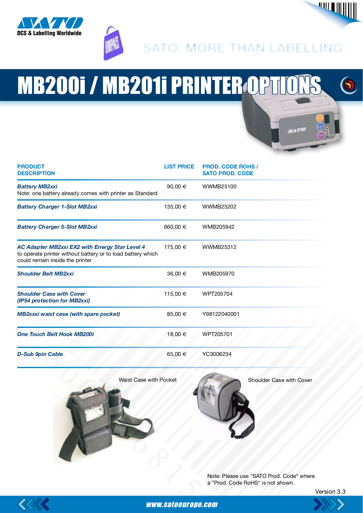 PDF manual for SATO Printer CG408