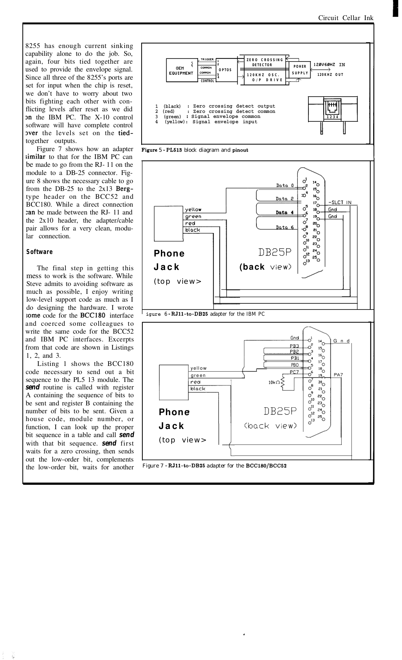PDF manual for X10 Other PL513 Powerline interface