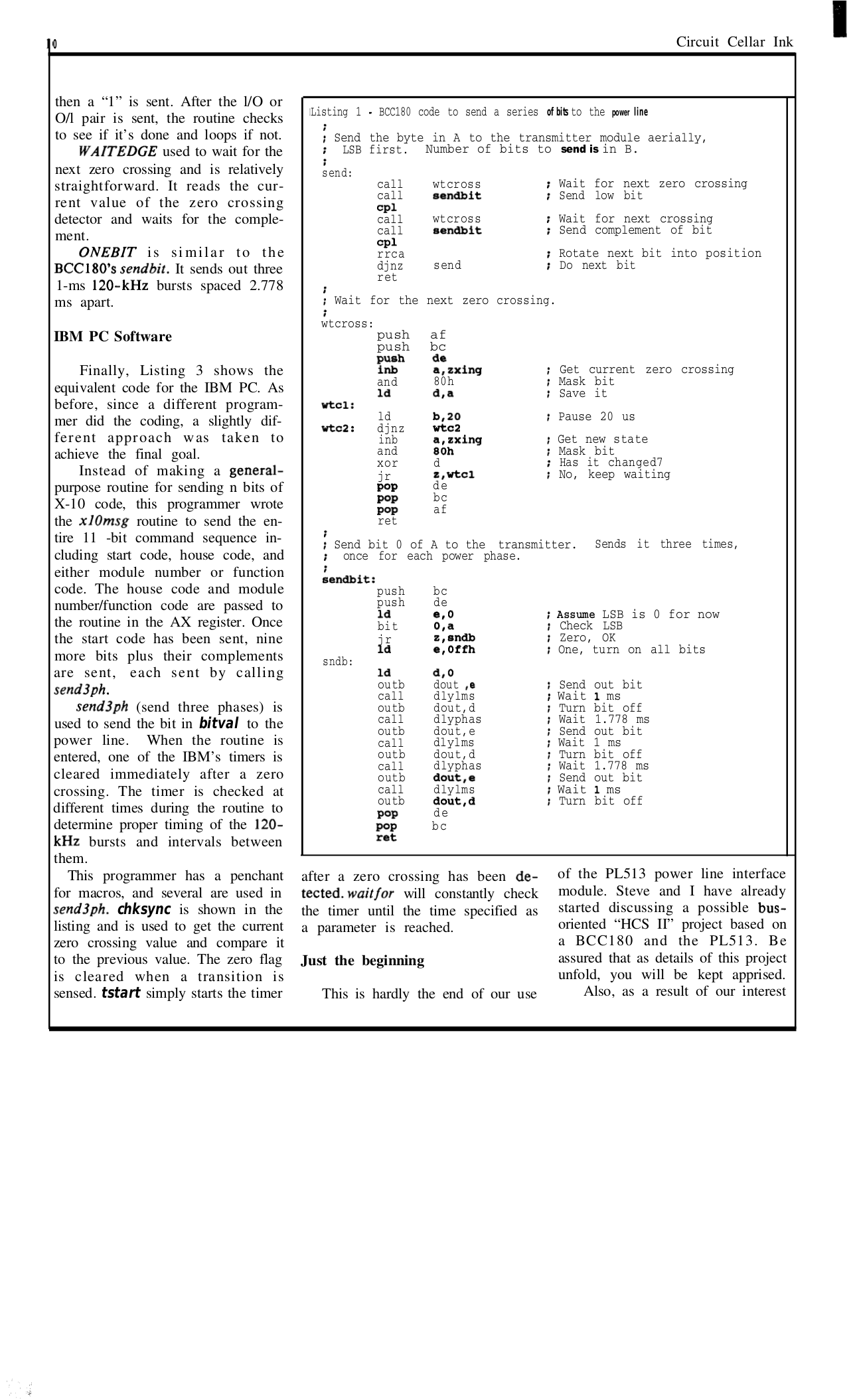 PDF manual for X10 Other PL513 Powerline interface