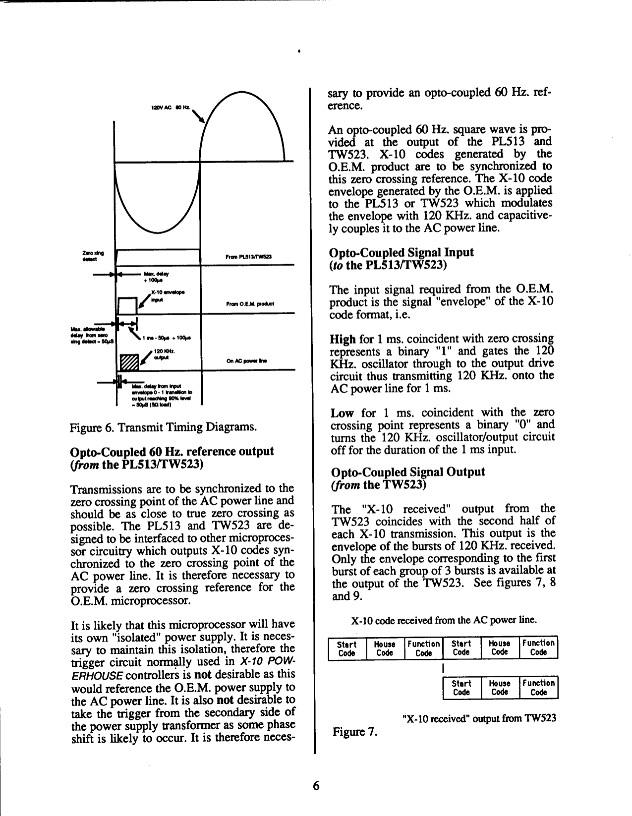 PDF manual for X10 Other PL513 Powerline interface