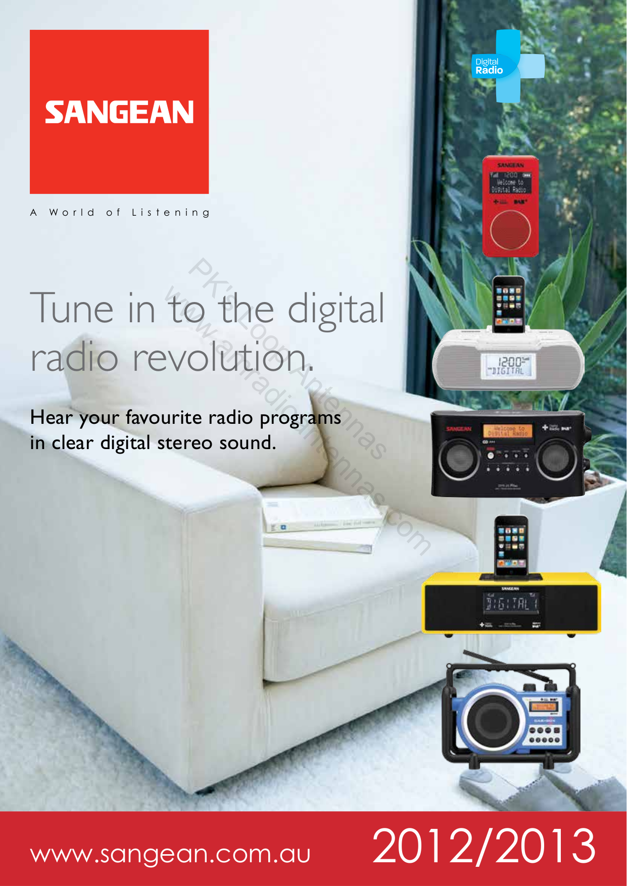 Download free pdf for Sangean RS-332 Clock Radio manual