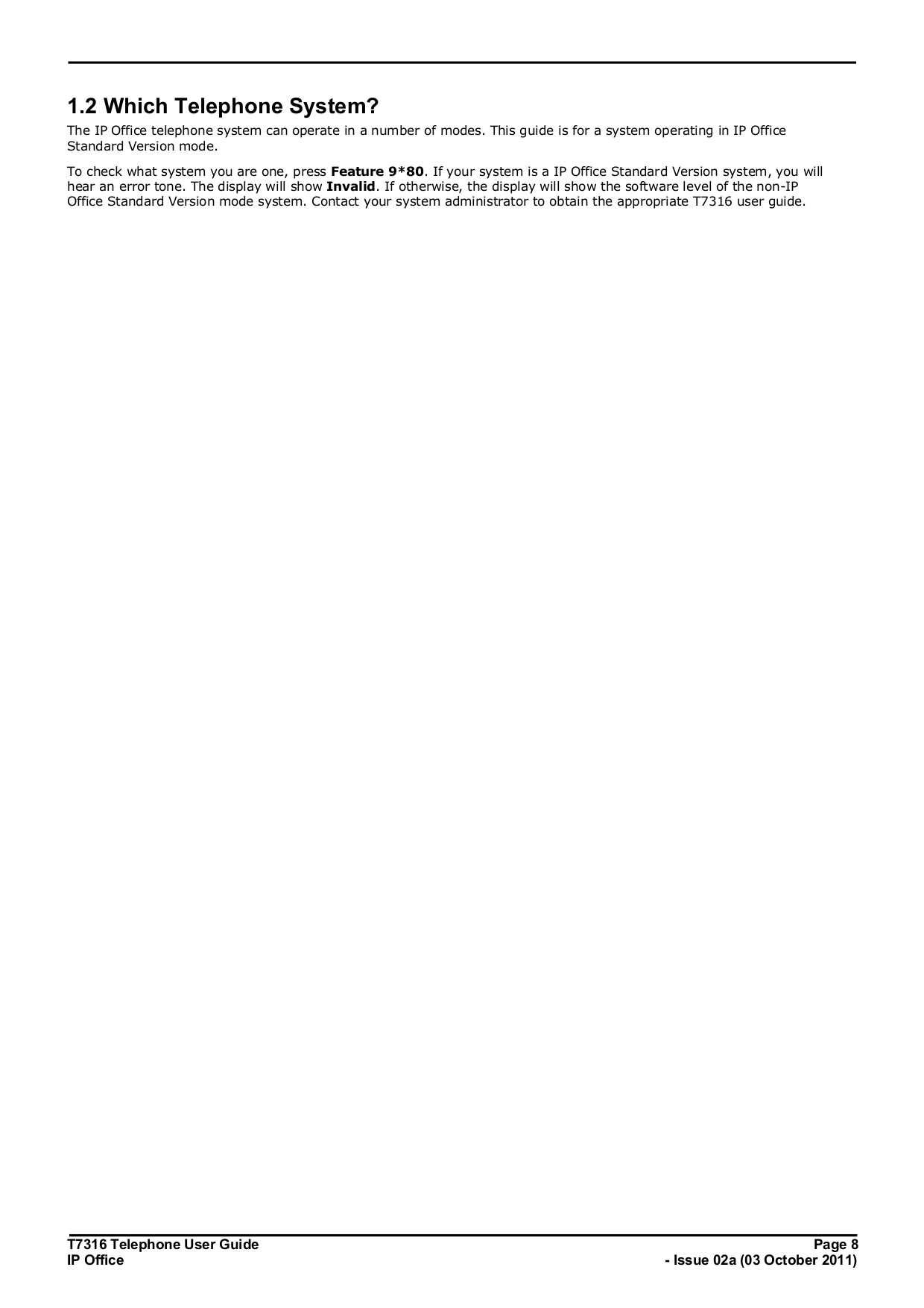 PDF manual for Nortel Telephone T7316