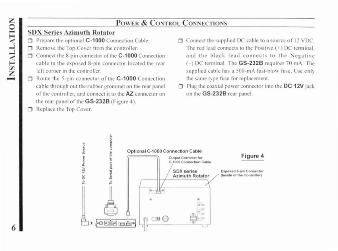 PDF manual for Yaesu Other G-550 Rotator