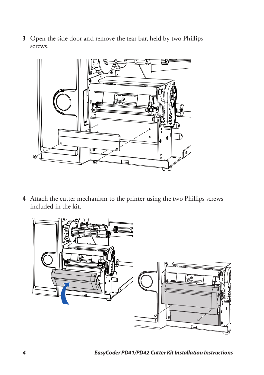 PDF manual for Intermec Printer EasyCoder PD42