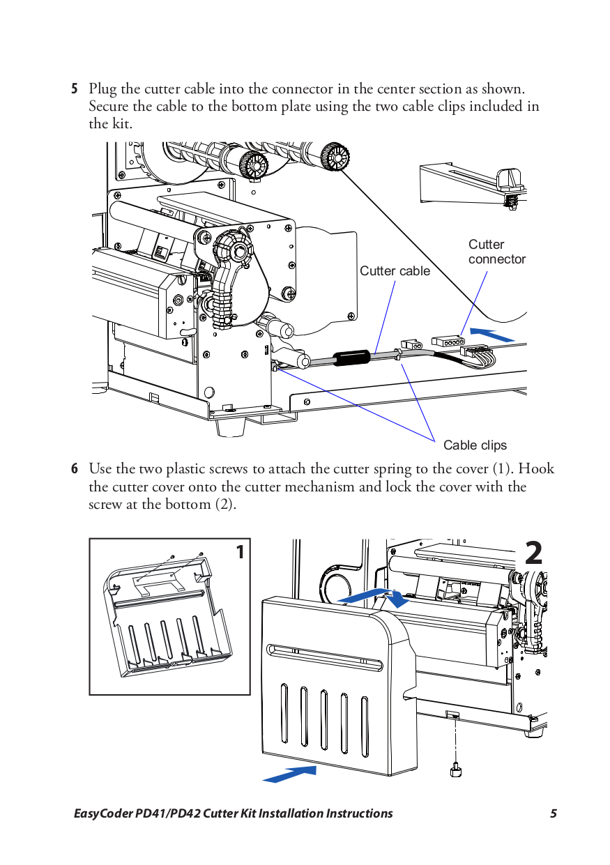 PDF manual for Intermec Printer EasyCoder PD42