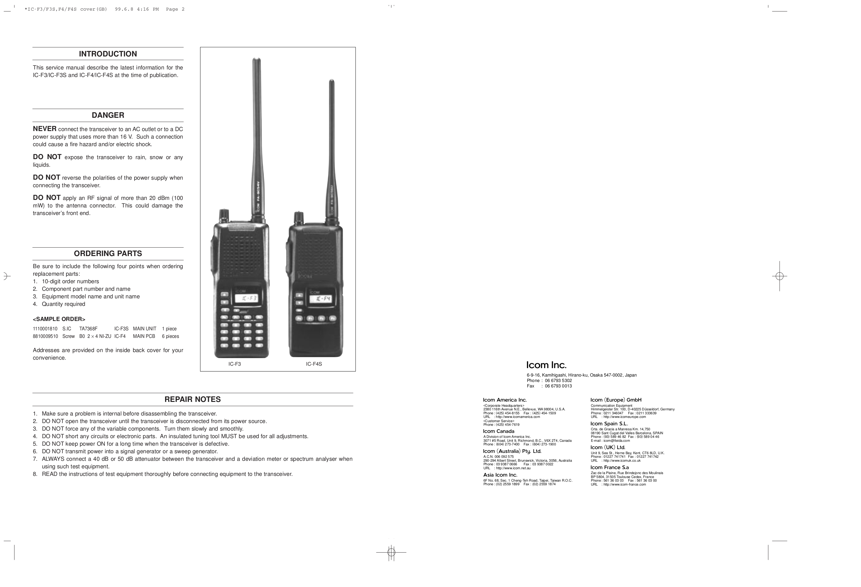 PDF manual for JVC Speaker SP-D401