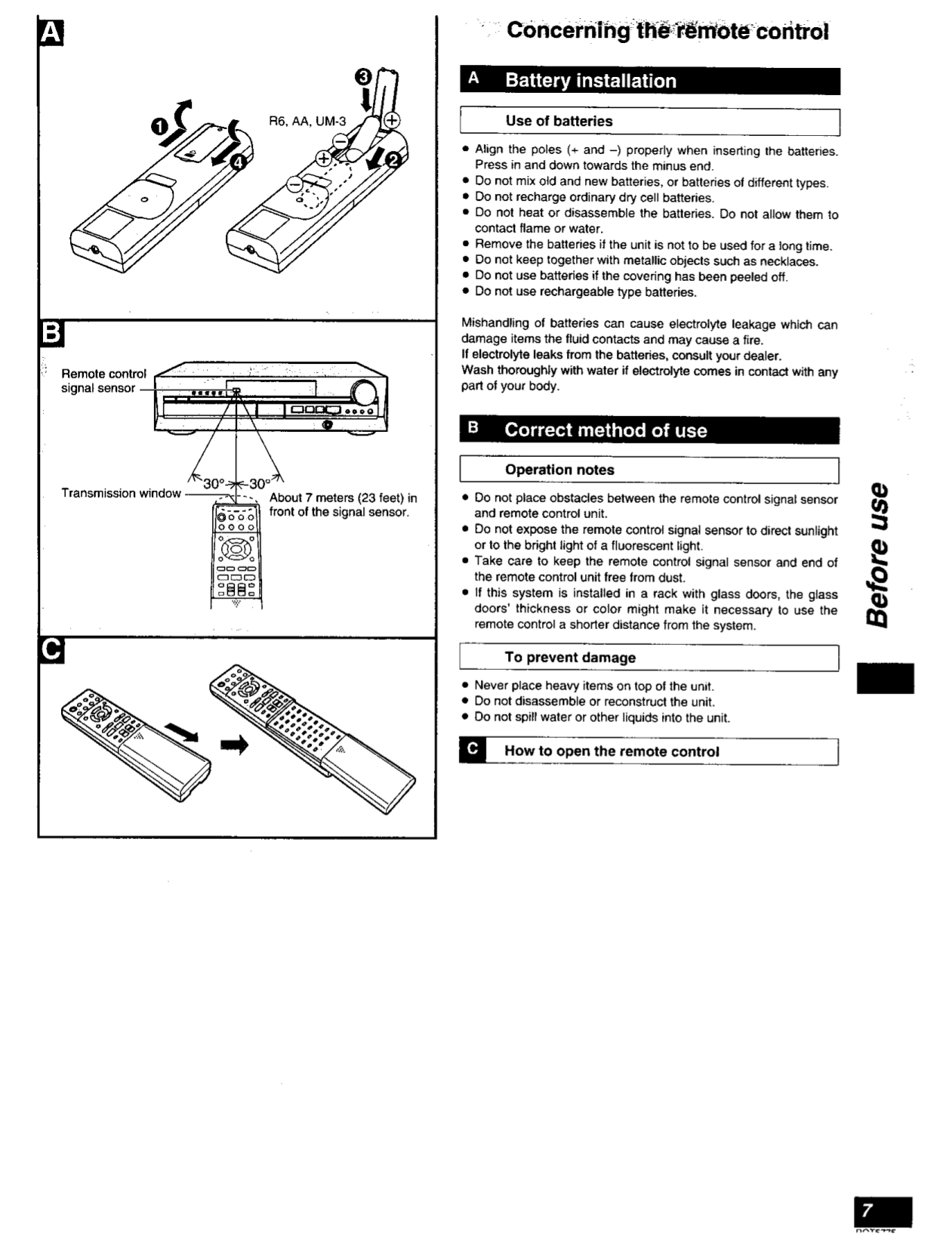 PDF manual for Panasonic Home Theater SA-HT65