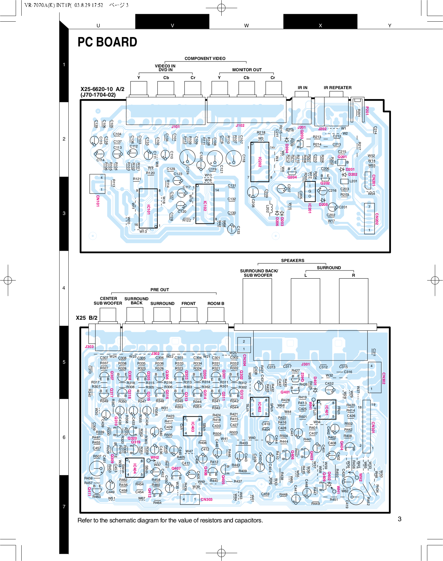 PDF manual for Kenwood Receiver VR-7070A