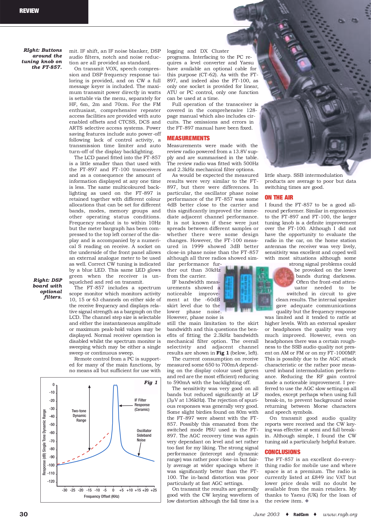 PDF manual for Yaesu Other FT-857D HF Transceiver