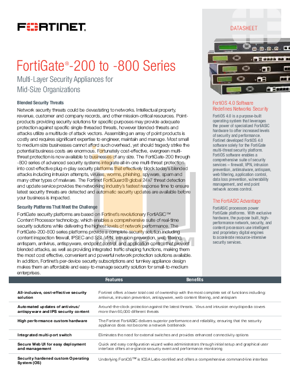 Download free pdf for Fortinet FortiGate FortiGate-1000 Router manual