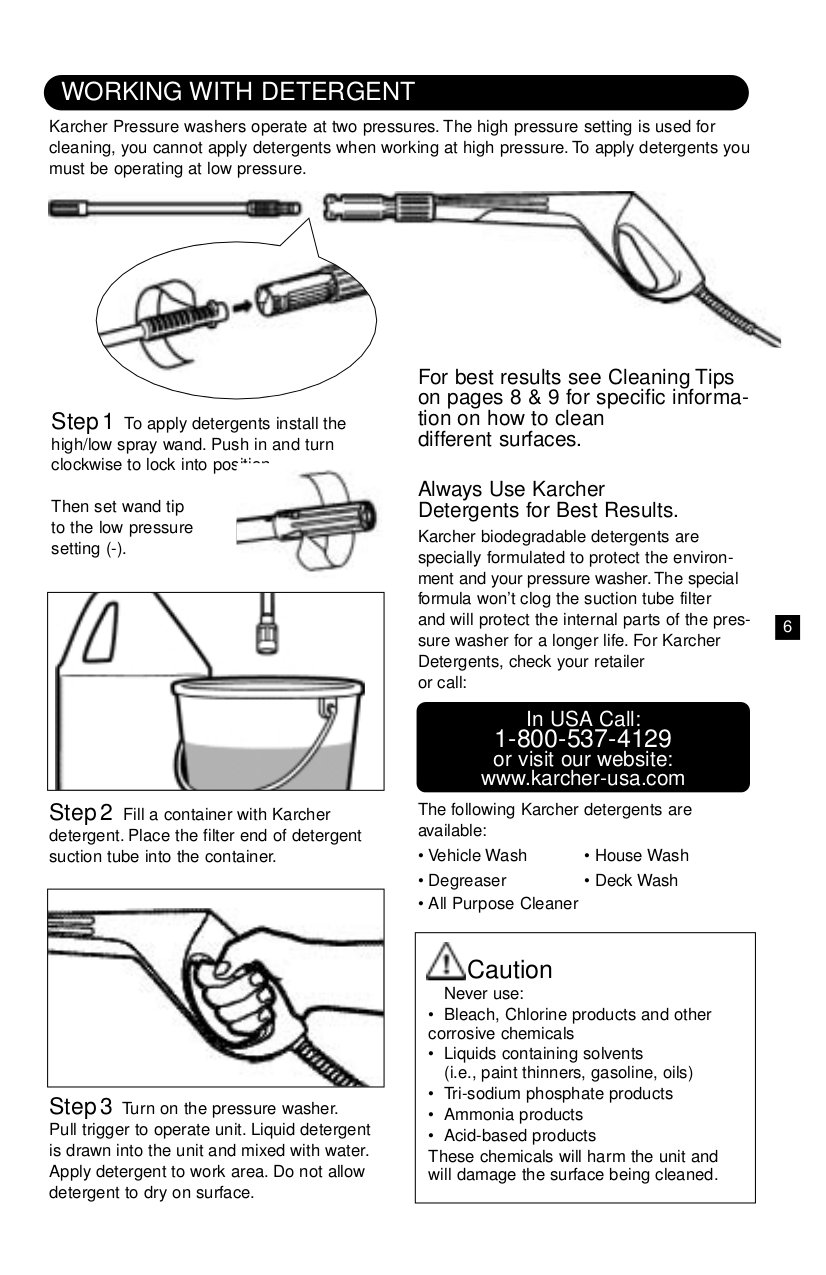 PDF manual for Karcher Other K 210 Plus Pressure Washers