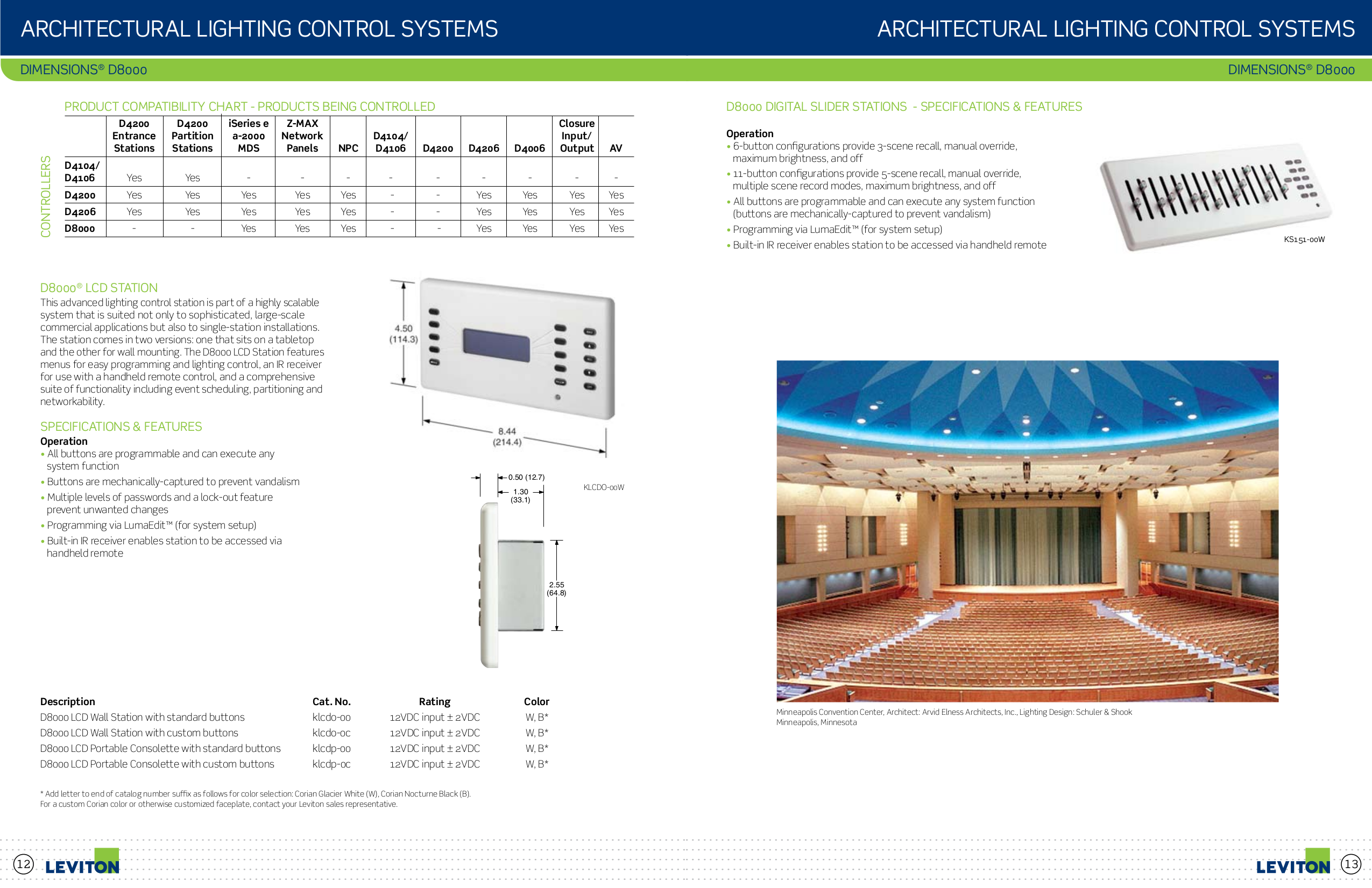PDF manual for Leviton Other Dimensions D4200 Lighting Controller