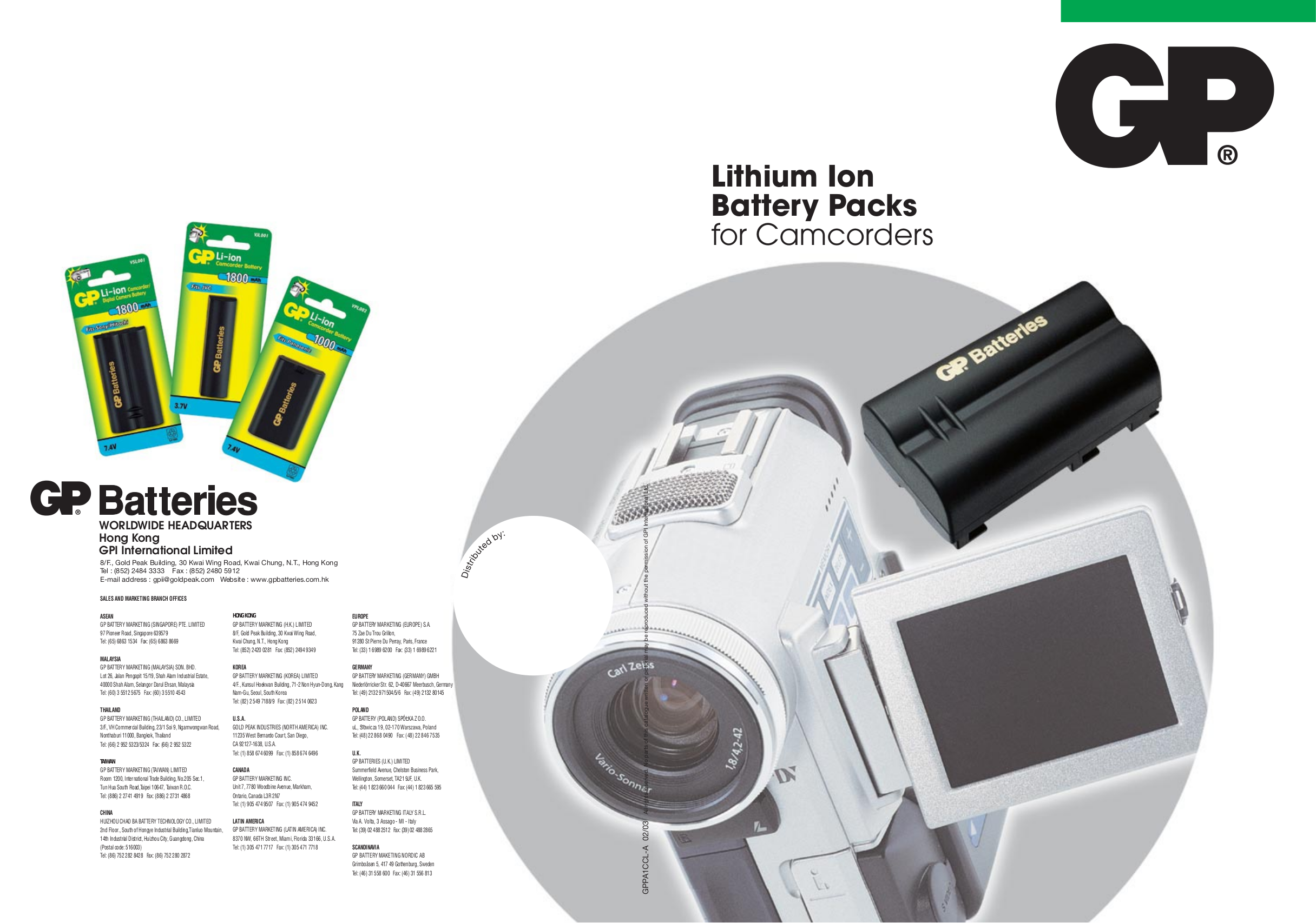 Download free pdf for JVC GR-DVP7 Camcorders manual