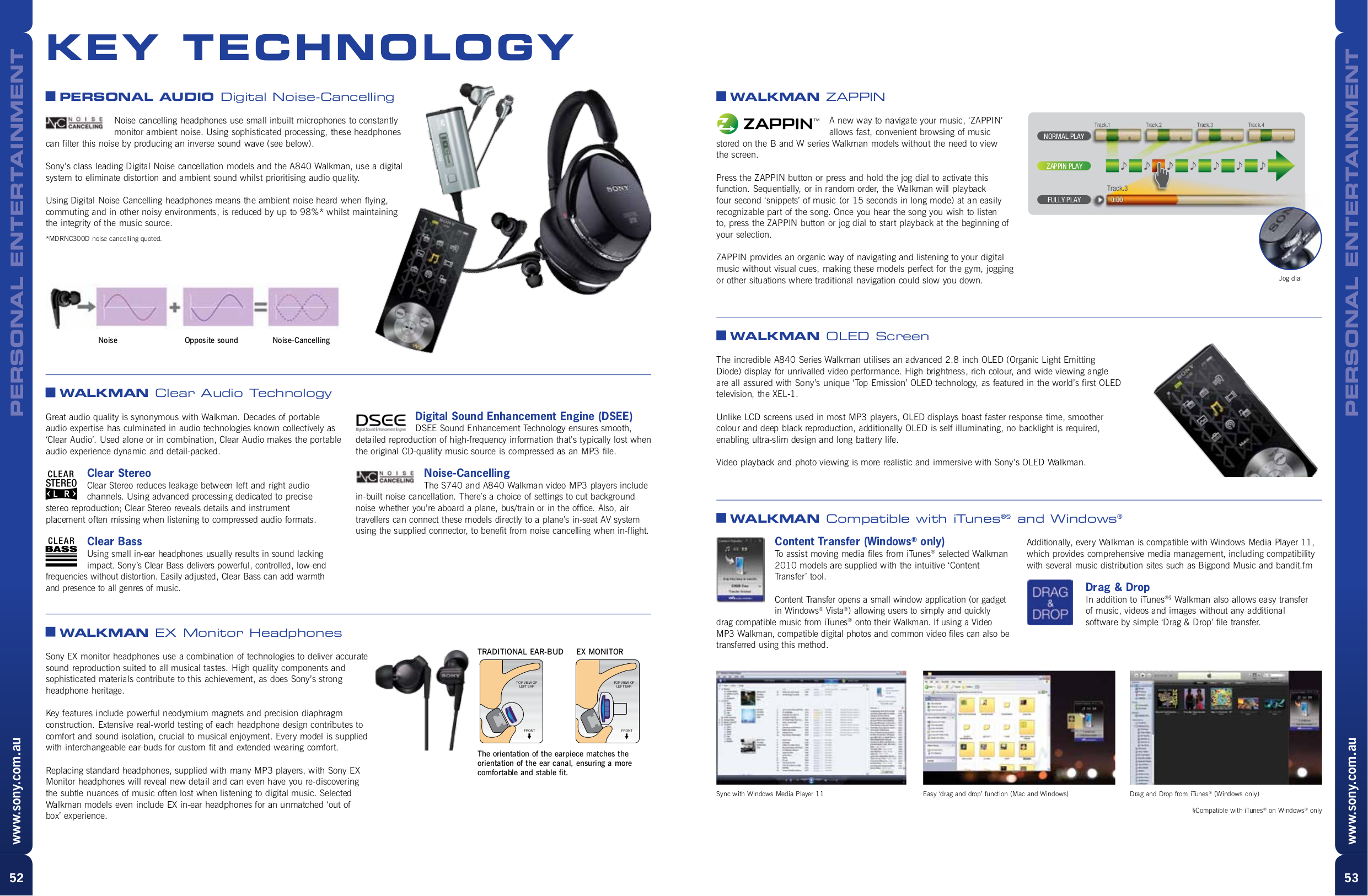 PDF manual for Sony MP3 Player Walkman NWZ-W202