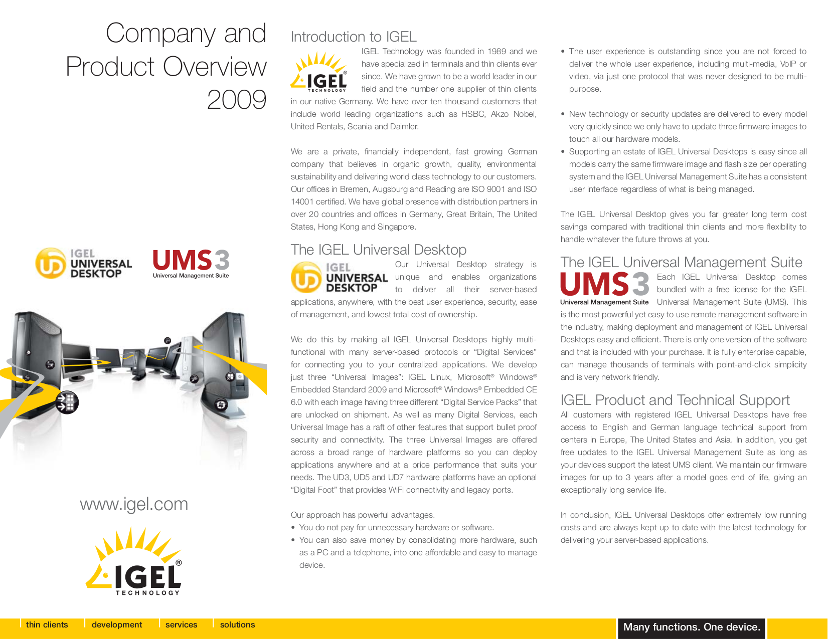 Download free pdf for Igel UD7 Desktop manual