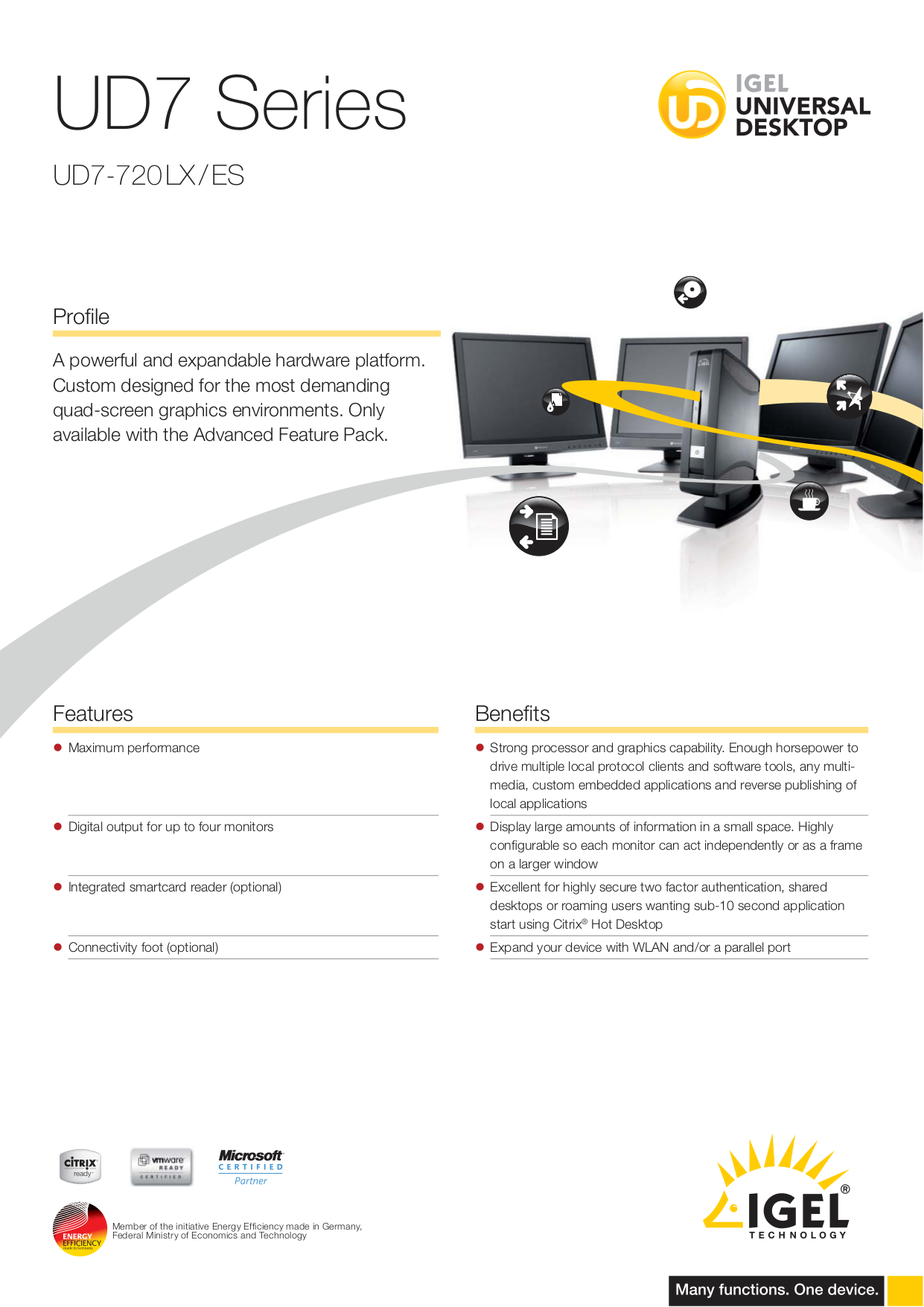 Download free pdf for Igel UD7 Desktop manual