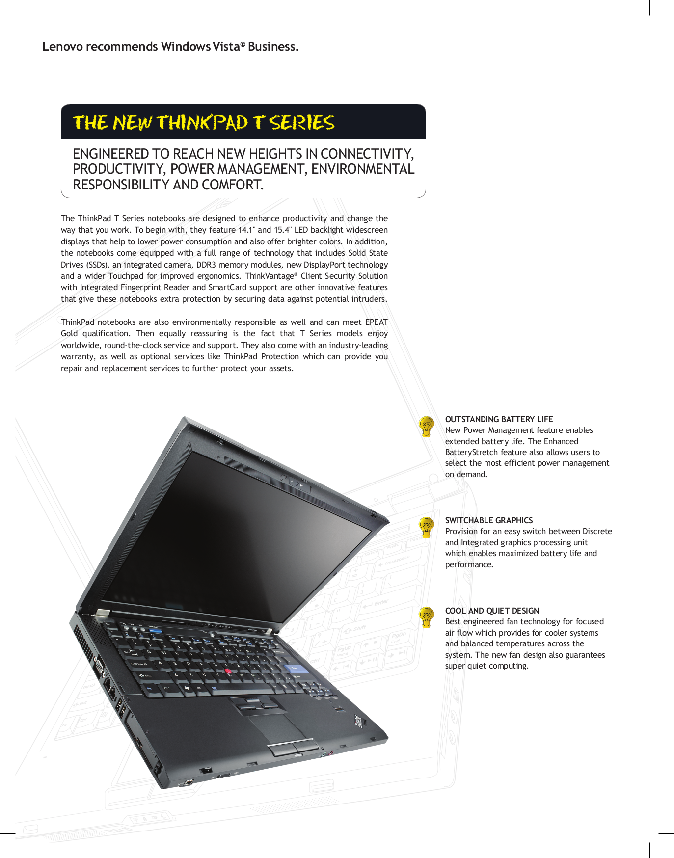 PDF manual for Lenovo Laptop ThinkPad T400 6474